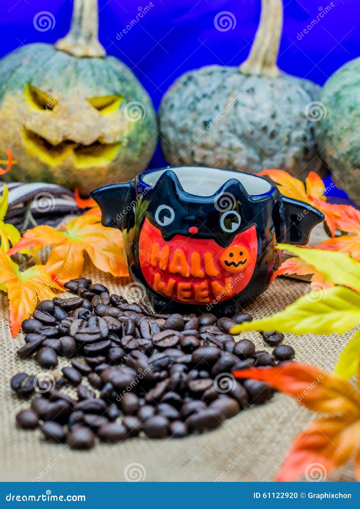 Halloween coffee stock photo. Image of horror, halloween - 61122920