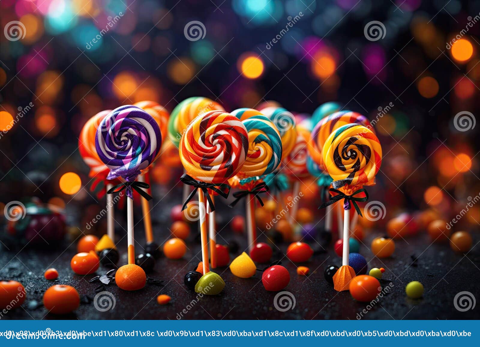 Colorful Lolipop, Illustration, Vector | CartoonDealer.com #207057260