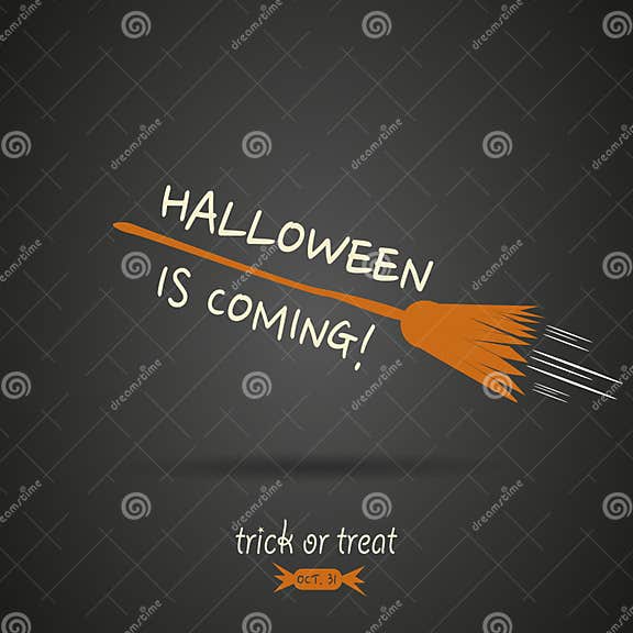 Halloween is coming stock vector. Illustration of background - 59326035