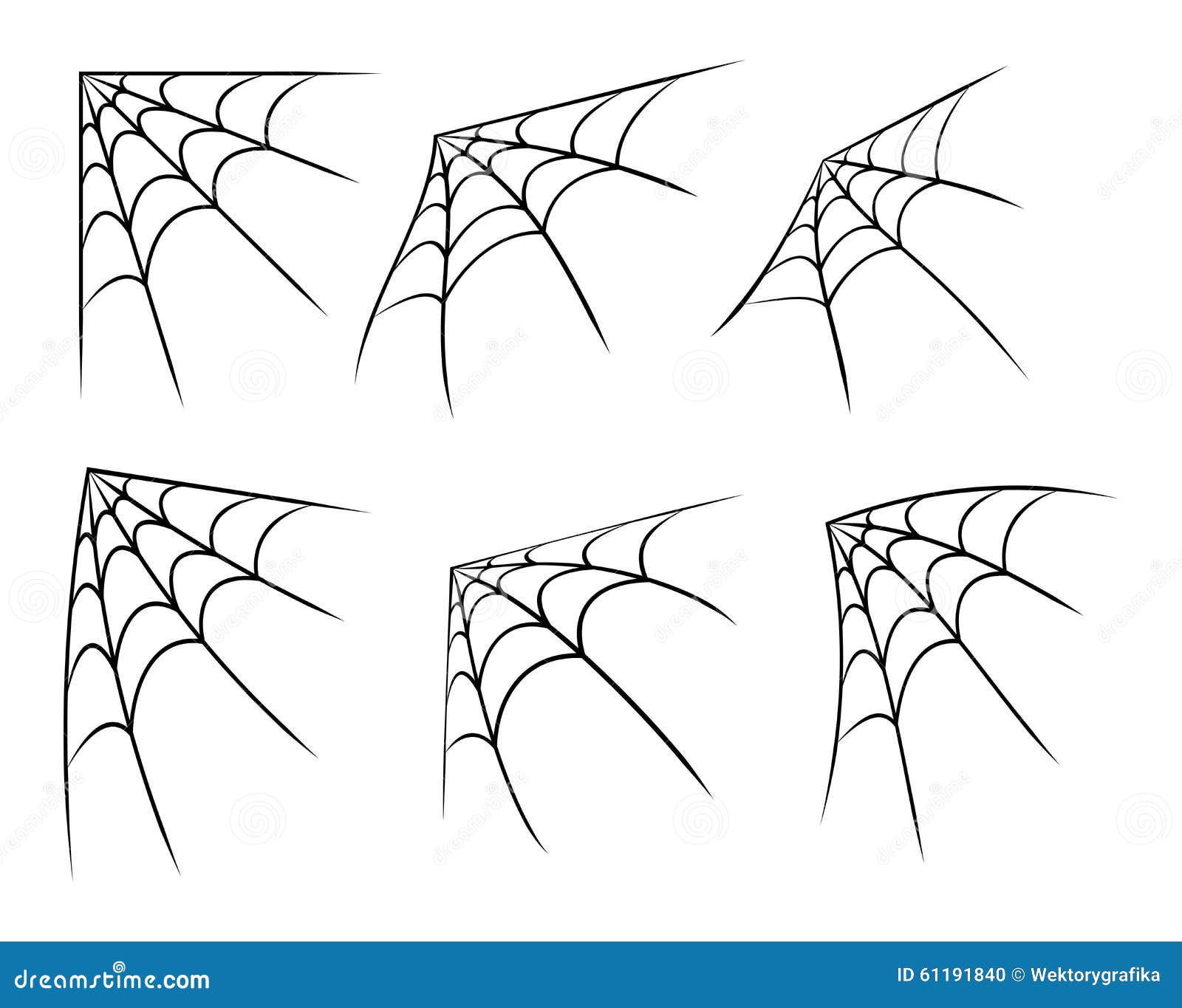 Halloween Corner Spider Web, Cobweb Symbol, Icon Set. Vector ... Halloween Corner Spider Web, Cobweb Symbol, Icon Set. Vector ...
