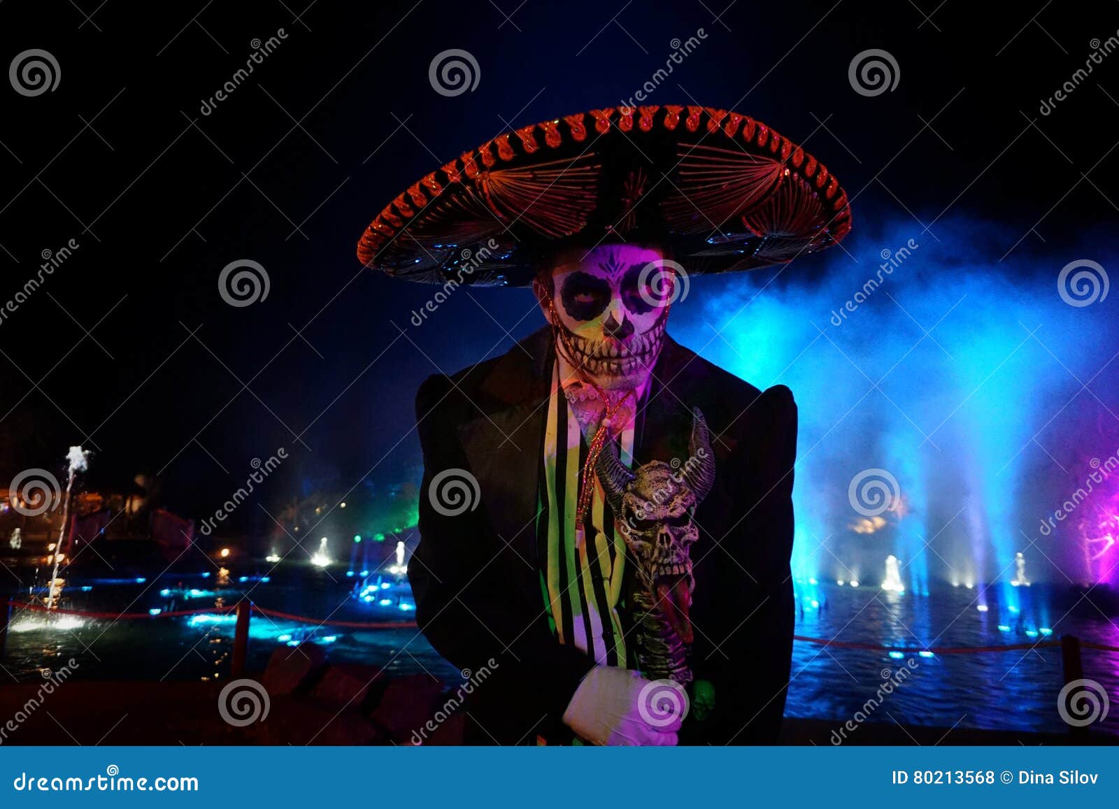 Halloween Day of the Dead Party in Netherlands Editorial Stock Photo ...