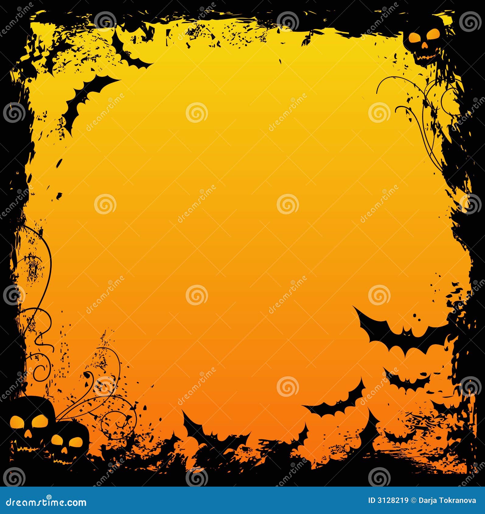 Halloween design stock vector. Illustration of leaves - 3128219