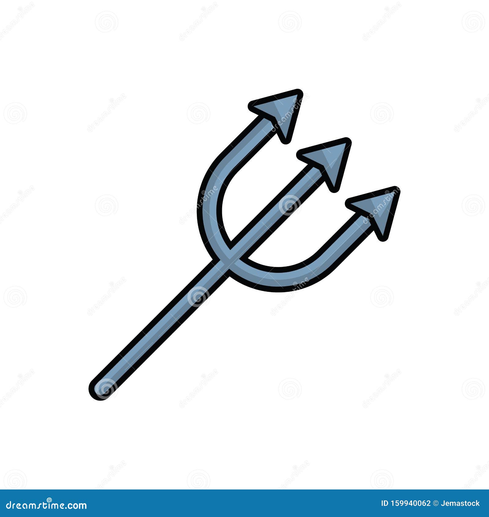 Trident Weapon Logo Design Vector Template | CartoonDealer.com #162895753