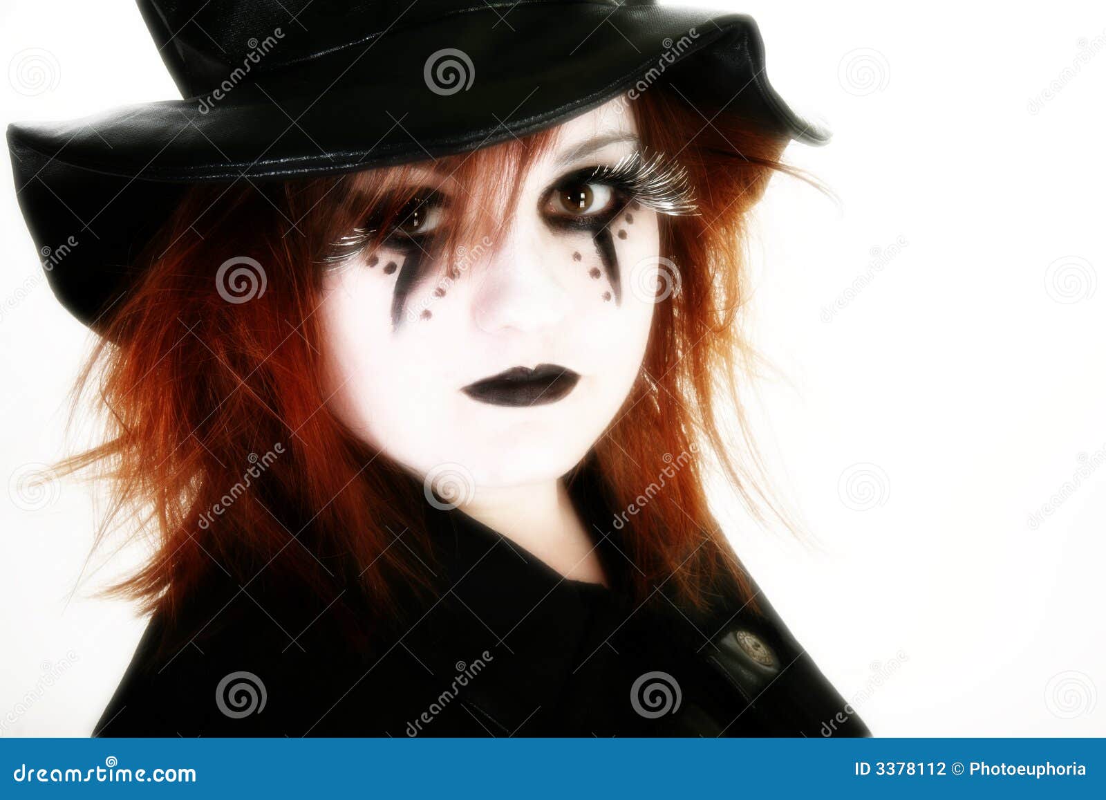 Halloween Face stock photo. Image of teenager, halloween - 3378112