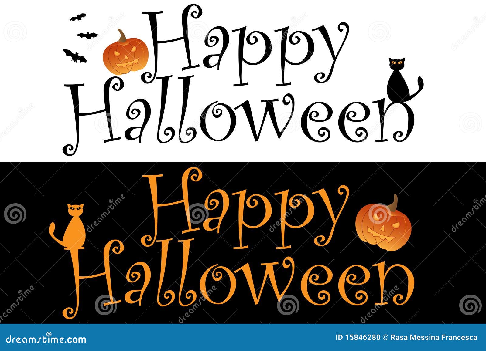 Halloween feliz ilustração do vetor. Ilustração de lanterna - 15846280
