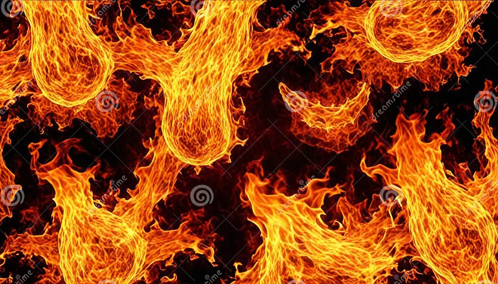 Halloween Fire Background. an Abstract Fire Halloween Background Stock ...