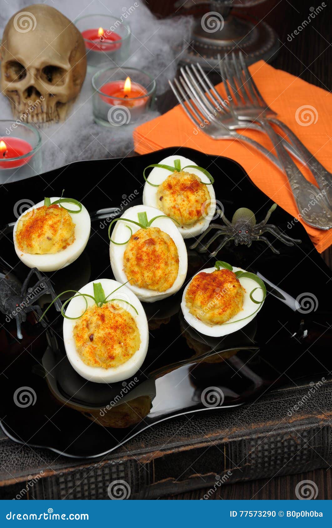 Halloween Food stock photo. Image of condiment, napkin - 77573290