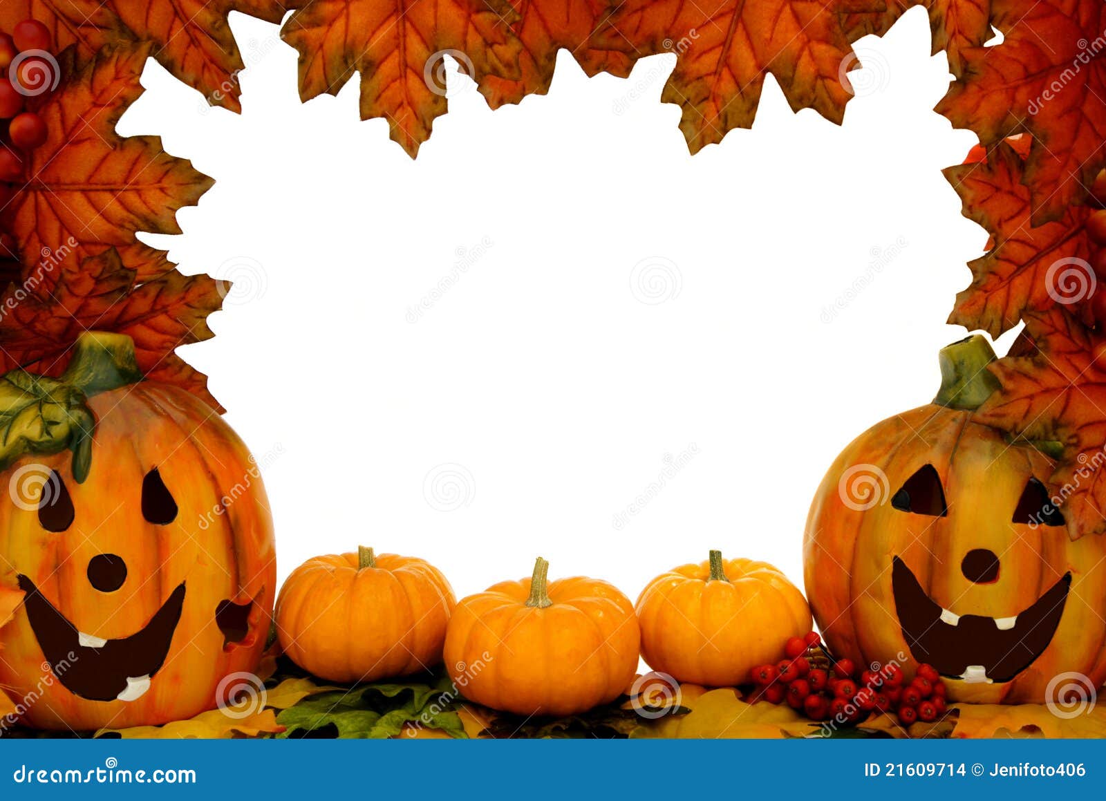 Halloween frame stock photo. Image of frame, gourd, autumn - 21609714