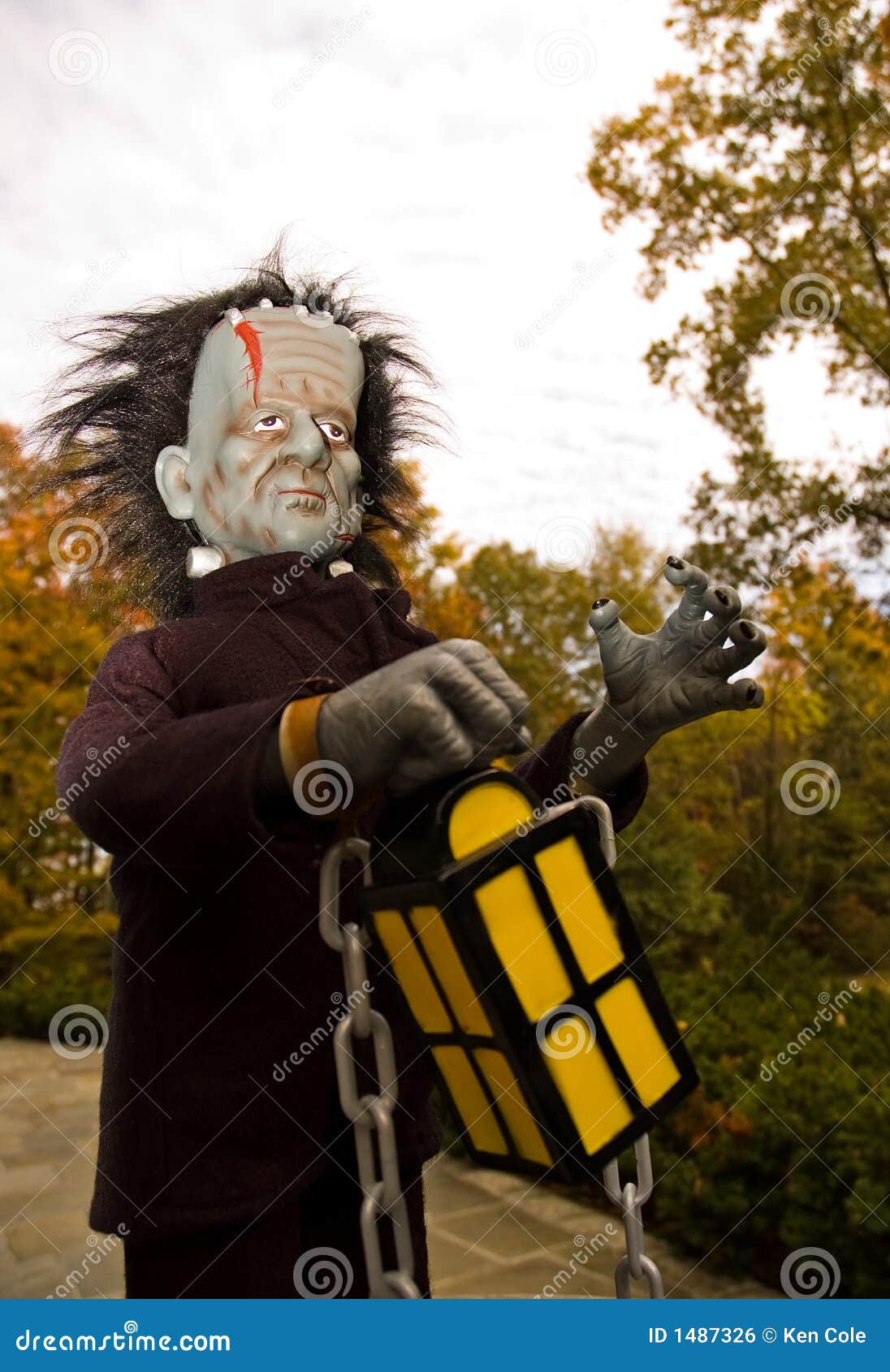Halloween Frankenstein stock photo. Image of haunts, neighbor - 1487326