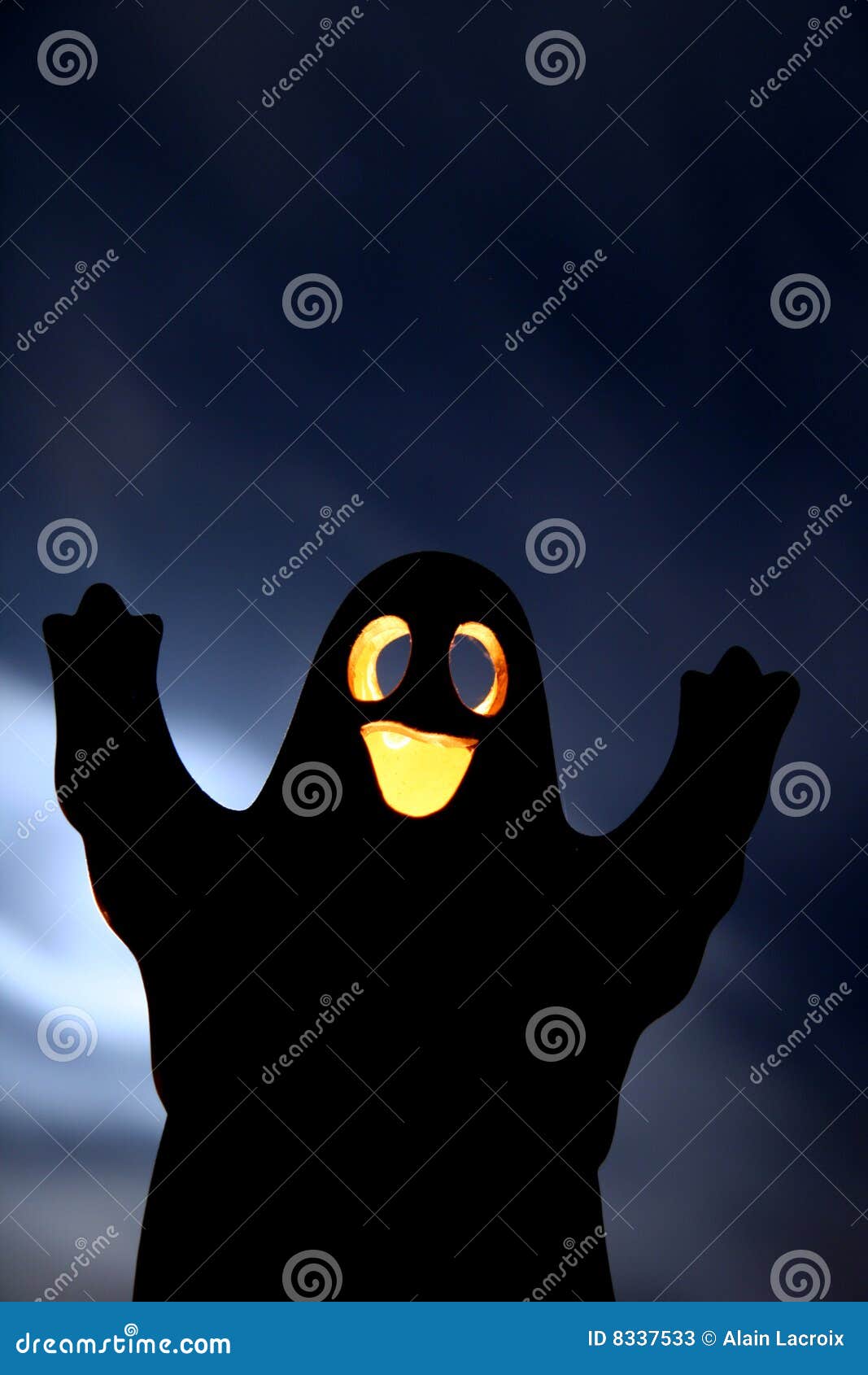 Halloween ghost stock image. Image of frightening, dark - 8337533