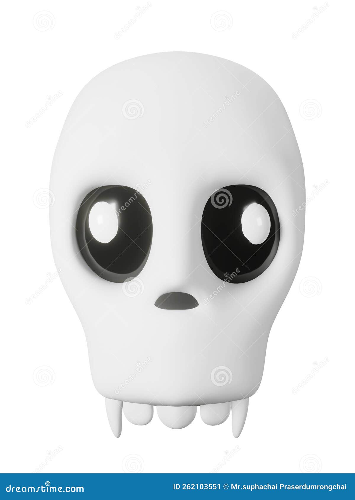 Halloween Ghost Cute Ghost Character Realistic 3d Rendering Design Element In Plastic Cartoon