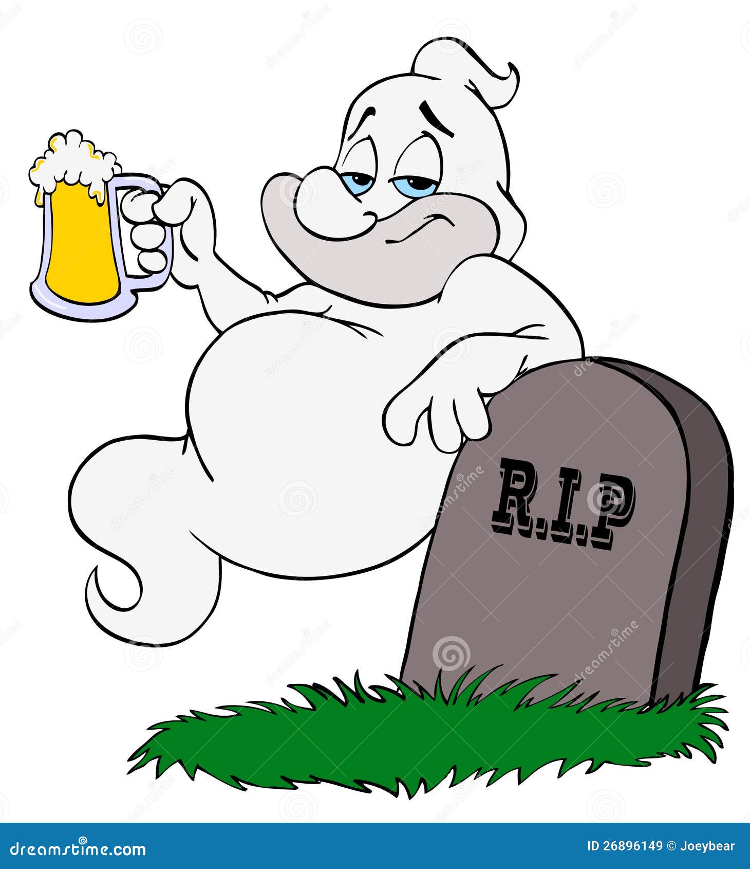 Halloween Ghost Drinking Beer Stock Vector - Illustration of beer ...