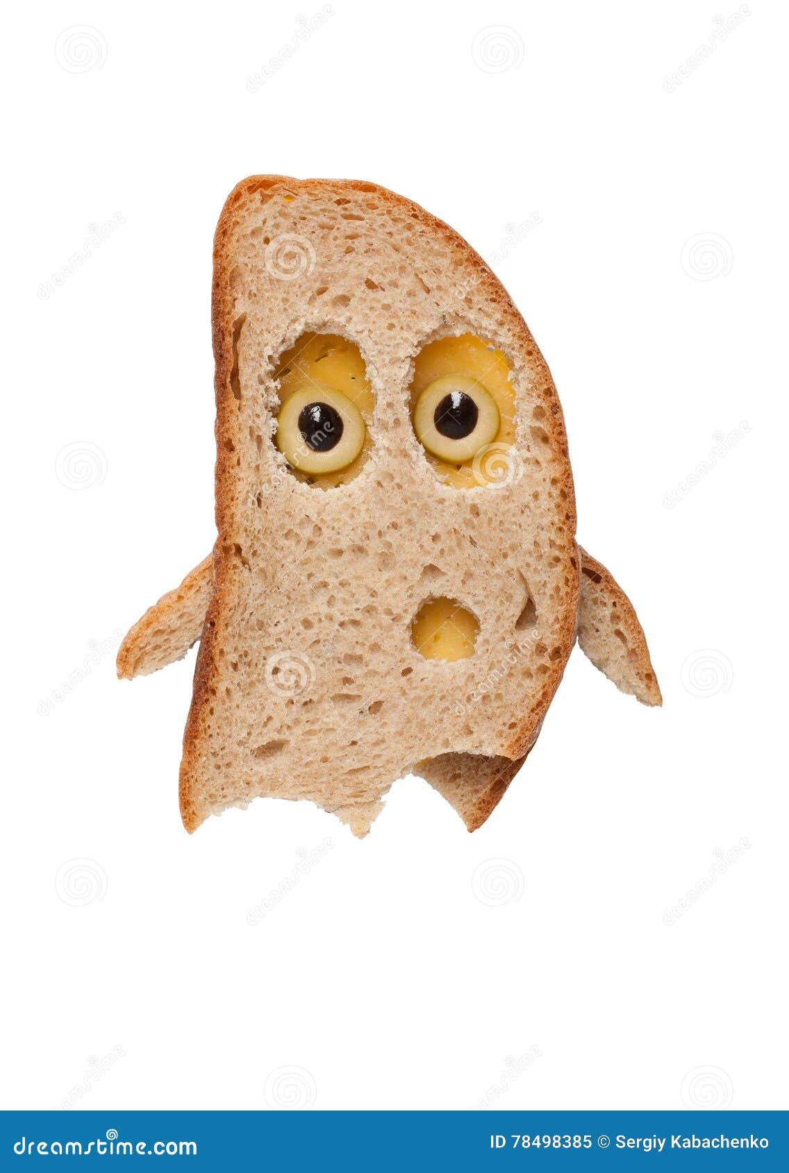 Halloween Ghost Made of Bread Stock Image - Image of scary, olive: 78498385