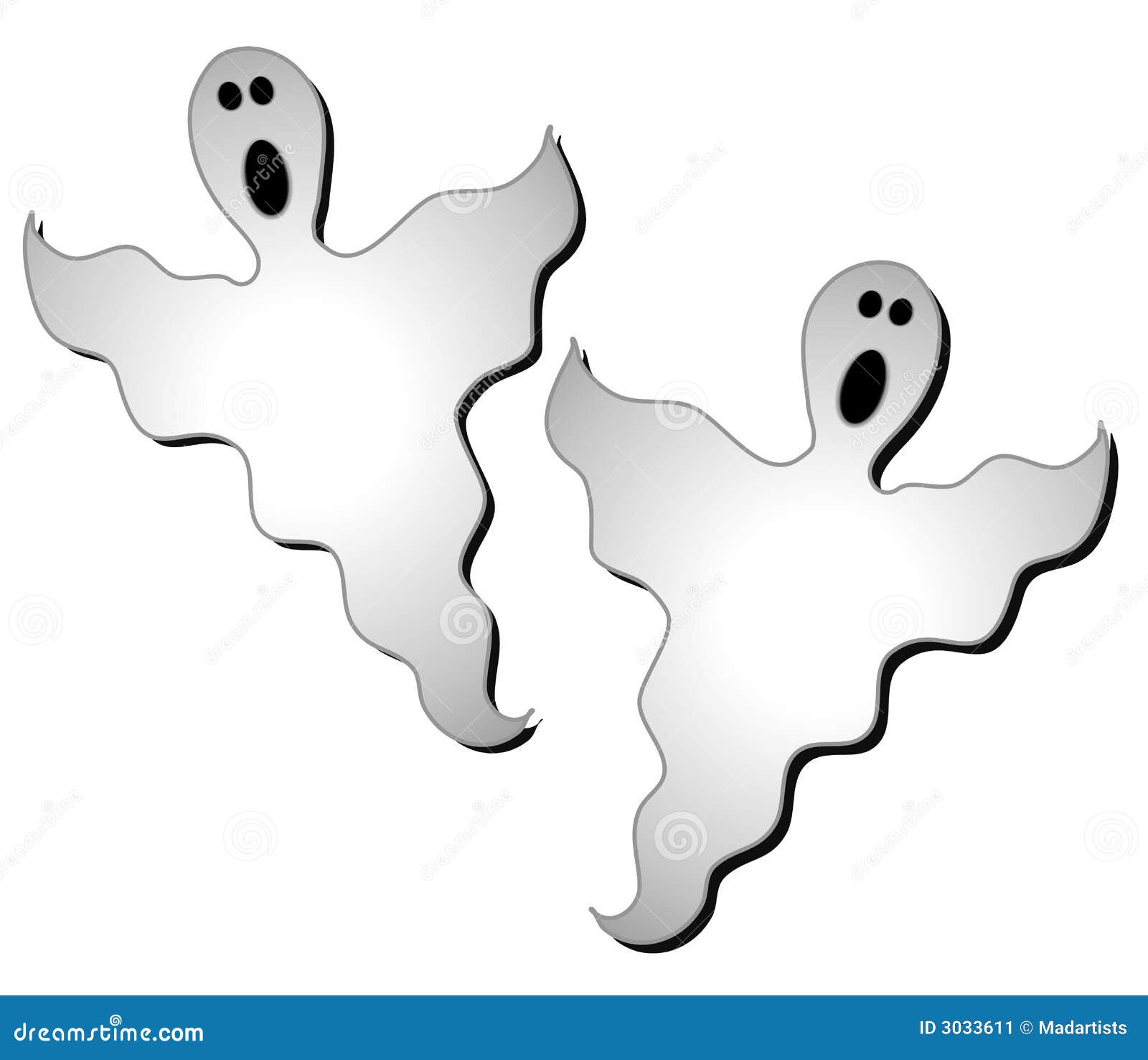 Ghosts Clip Art Cartoon | CartoonDealer.com #49708233