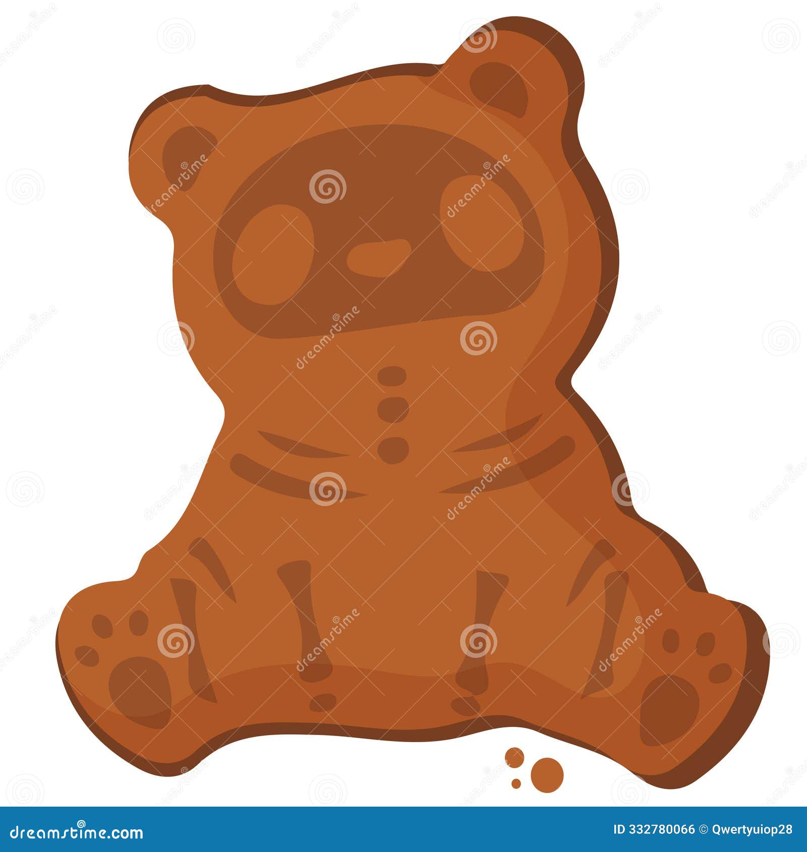 Halloween Gingerbread Design with Bear Skeleton Design Stock Vector ...