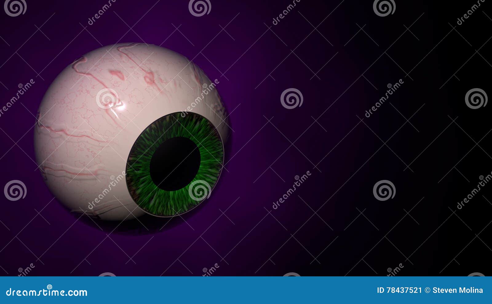 Halloween green eye. stock video. Video of monster, background - 78437521