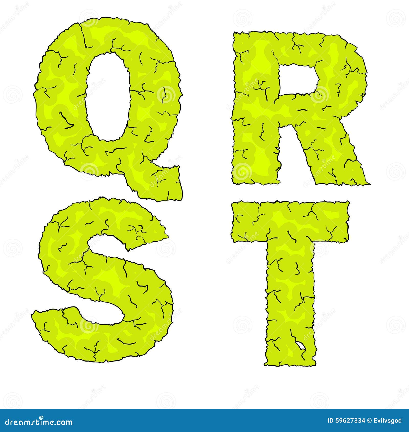 Halloween grimy letters c stock vector. Illustration of illustrated ...