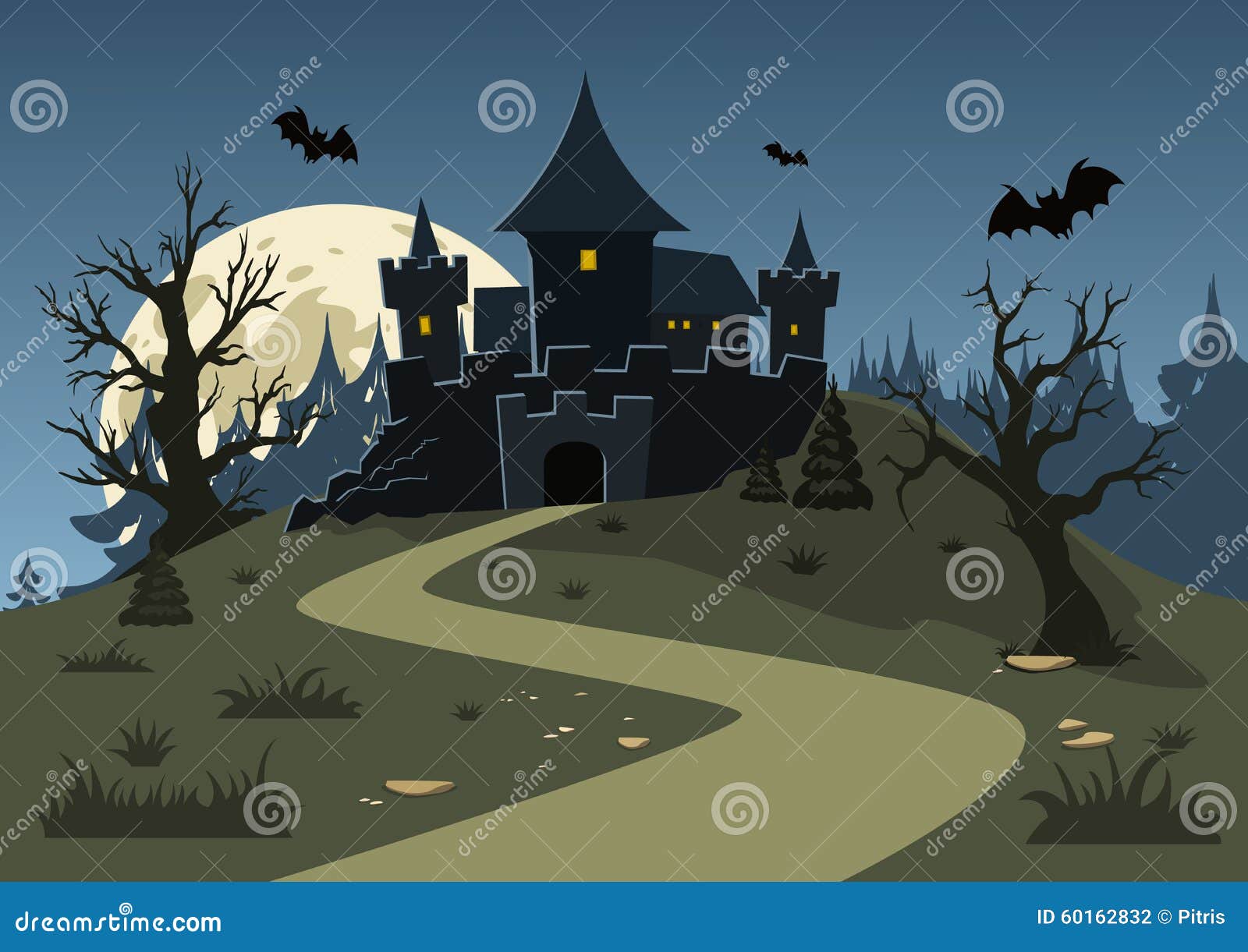 Scary Cartoon Castles