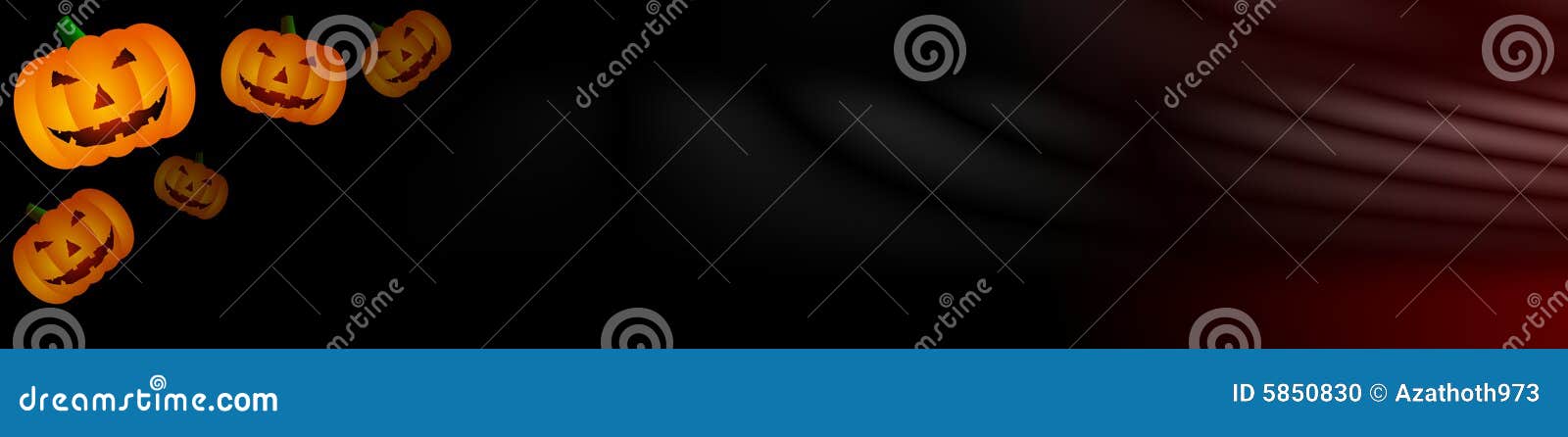 Halloween Header stock illustration. Illustration of horror - 5850830