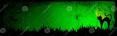Halloween Header / Background Stock Illustration - Illustration of ...