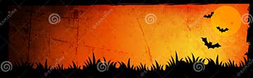 Halloween Header / Background Stock Illustration - Illustration of ...