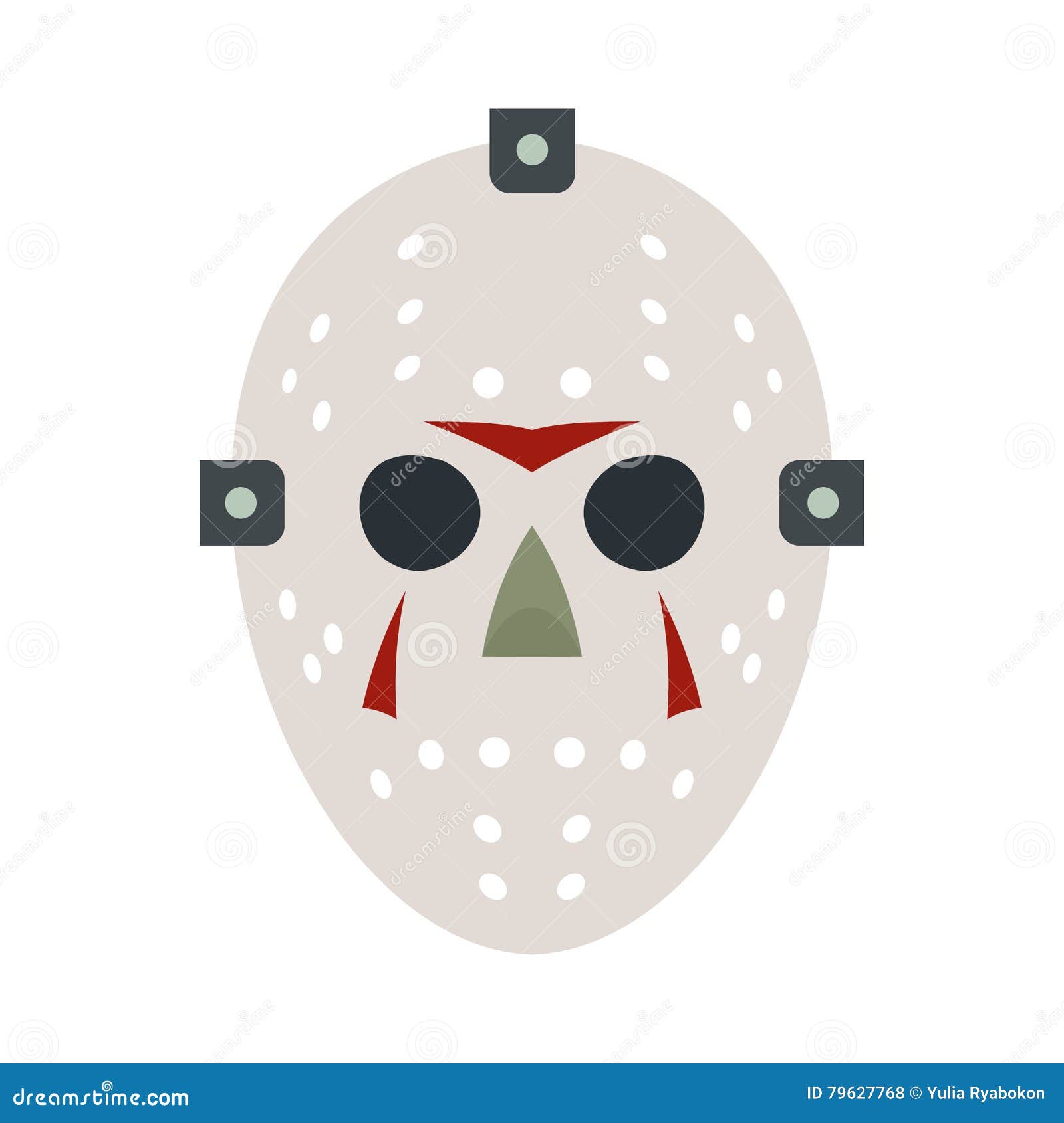 Mask Flat Hero Villain Superhero Style Icon Vector | CartoonDealer.com ...