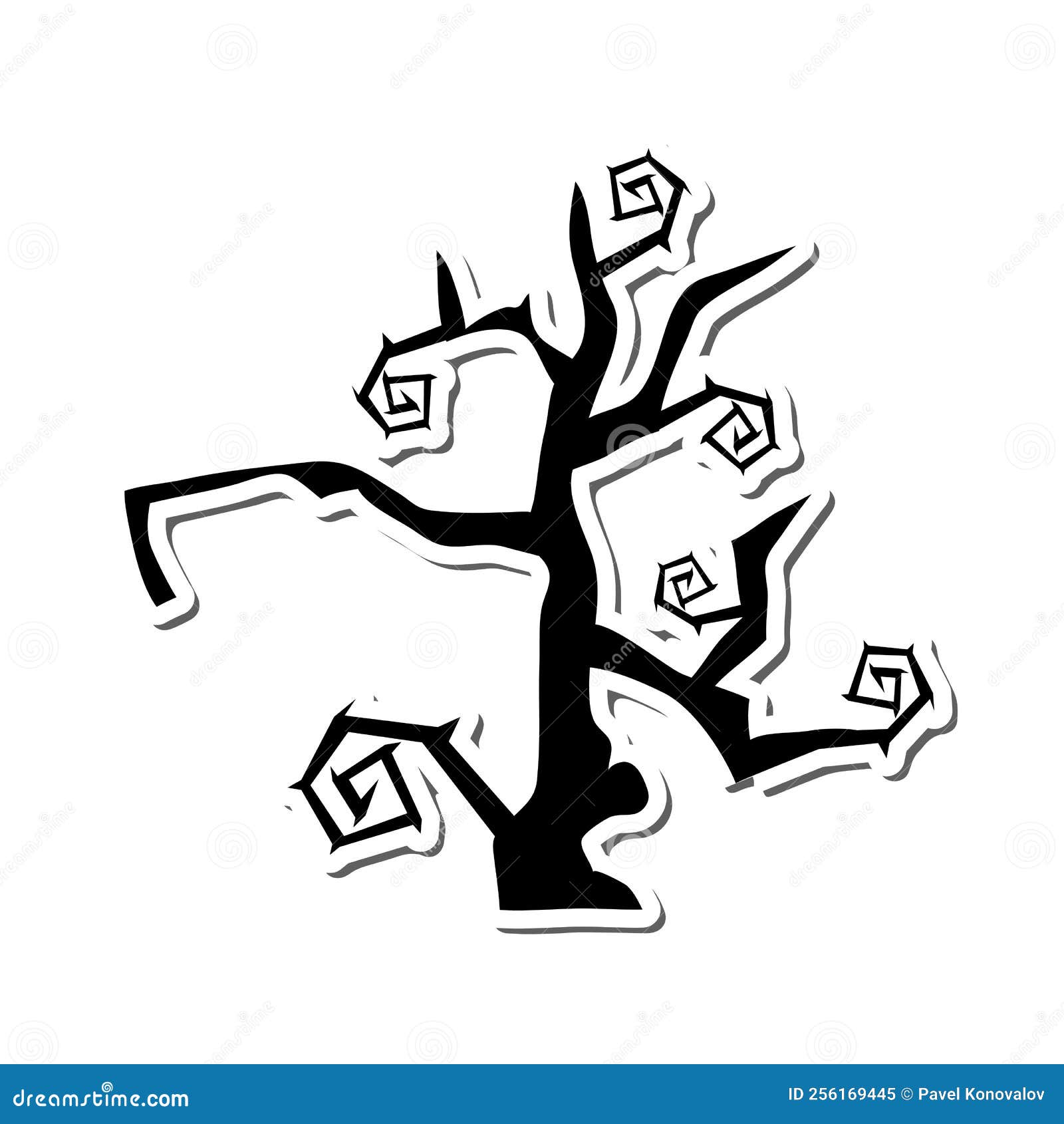 Gothic Tree Drawings