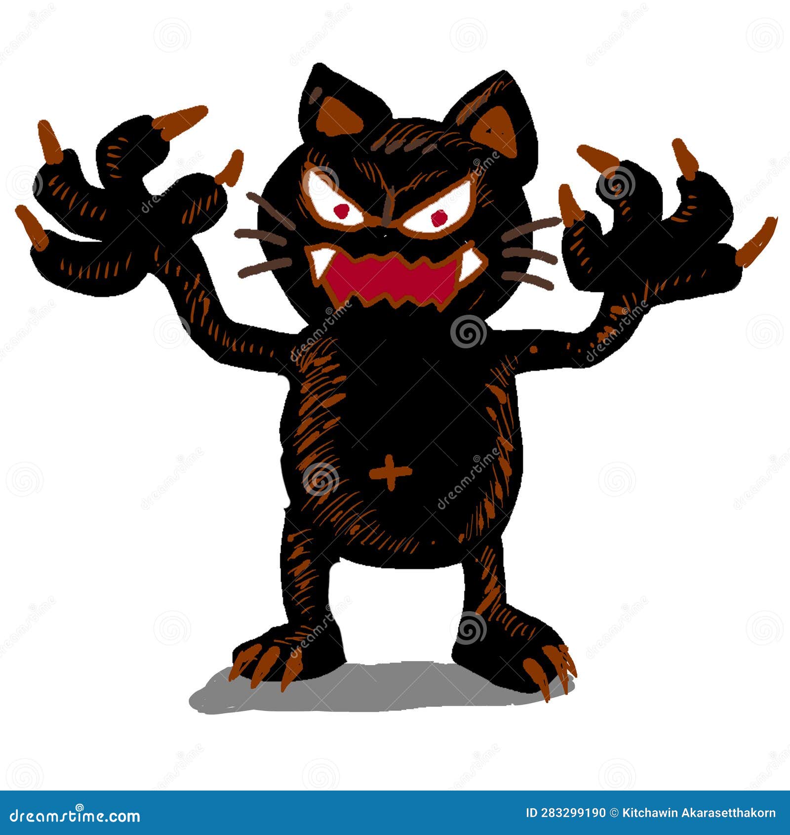 Halloween Holiday Horror Magic Monster Night October Party Stock ...