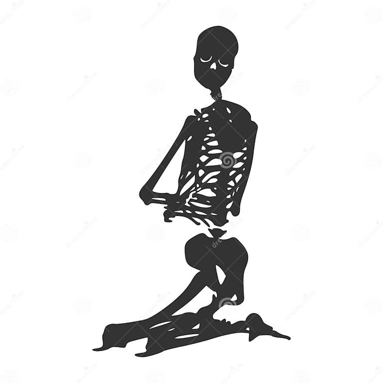 Halloween Human Skeleton Stock Vector Illustration Of Human 100657103