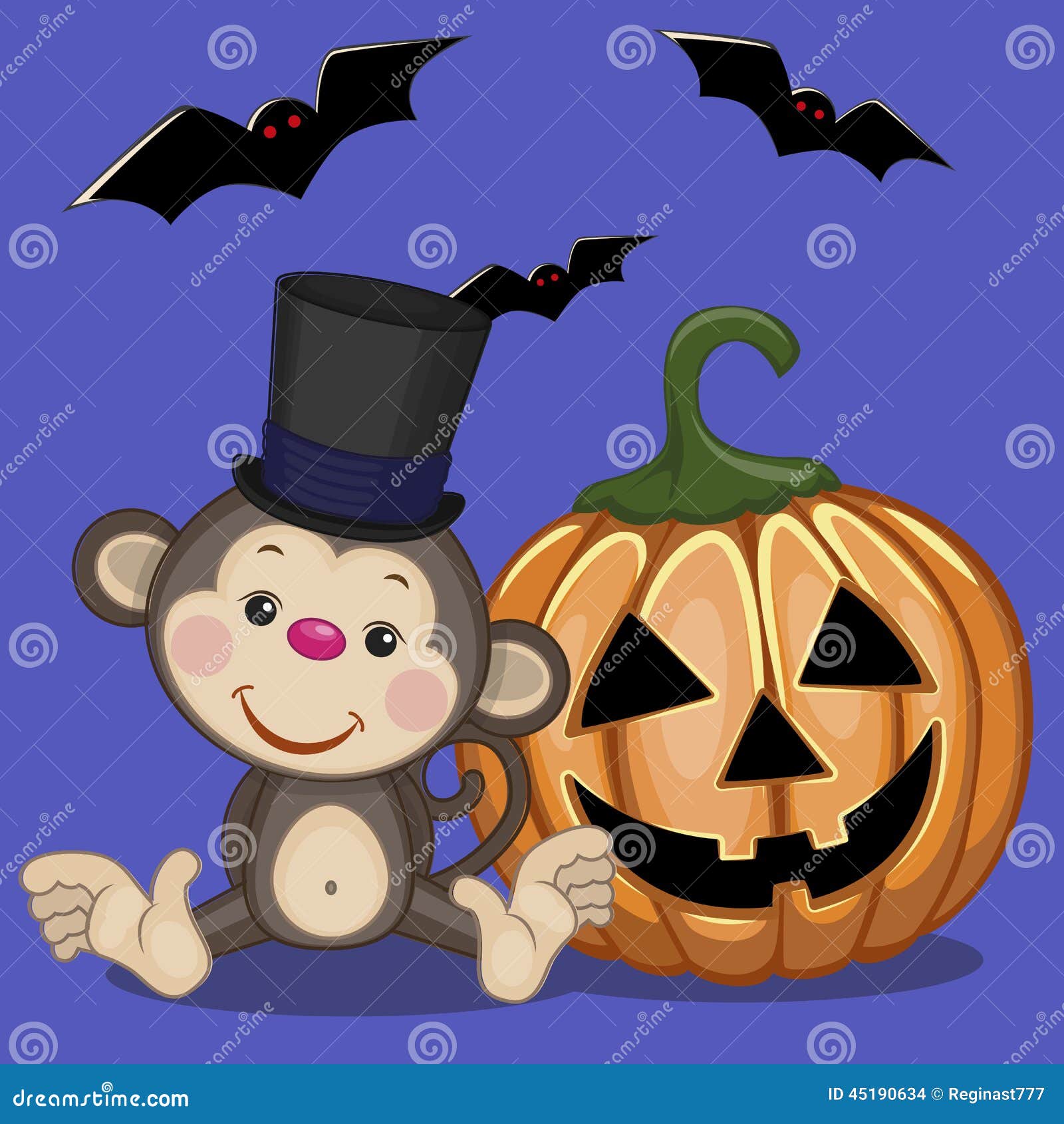 Halloween stock vector. Illustration of full, cartoons - 45190634