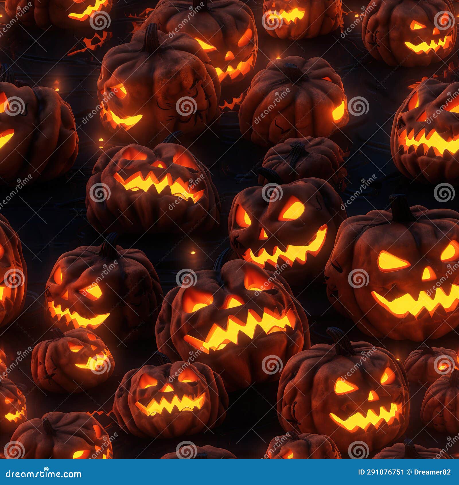 Halloween Jack O Lantern Wallpaper. Repeating Pattern Stock ...