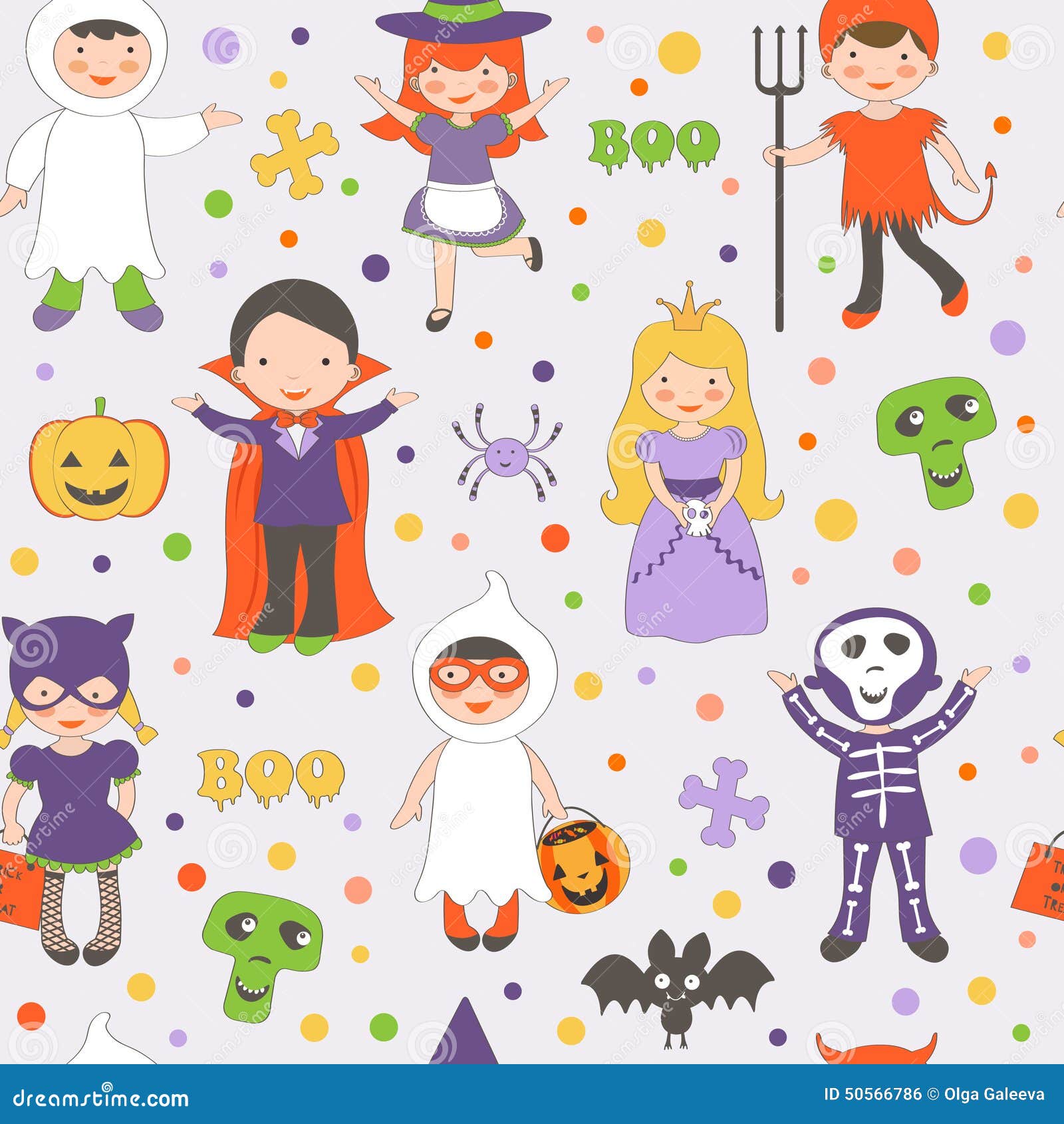 Halloween kids pattern stock vector. Illustration of dracula - 50566786