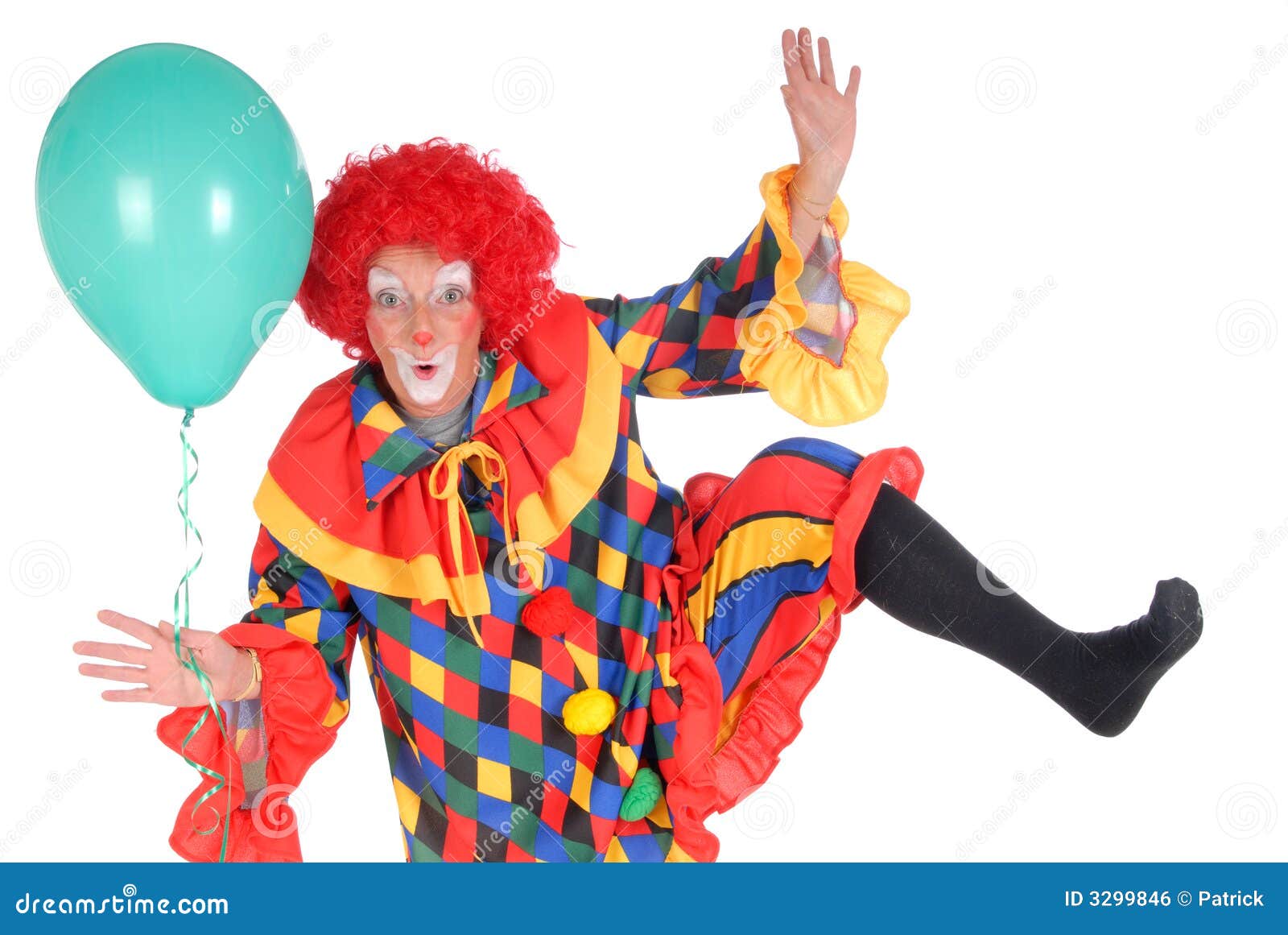 Halloween klaun zdjęcie stock. Obraz złożonej z wakacje - 3299846