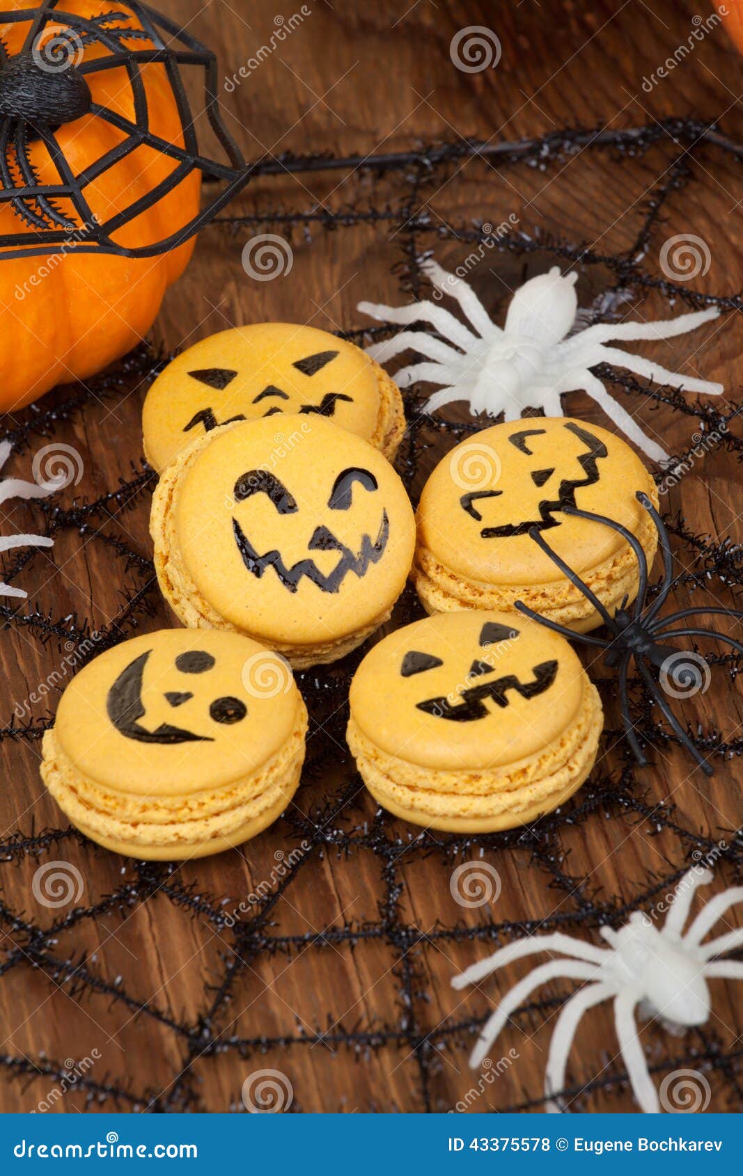 Halloween Macaroons stock photo. Image of biscuits, arrangement - 43375578