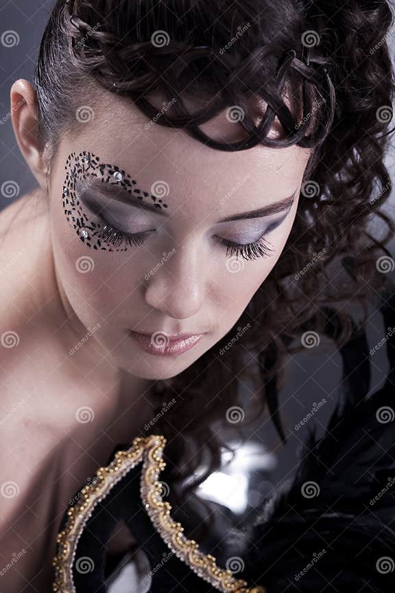 Halloween makeup stock photo. Image of masquerade, lips - 7729592