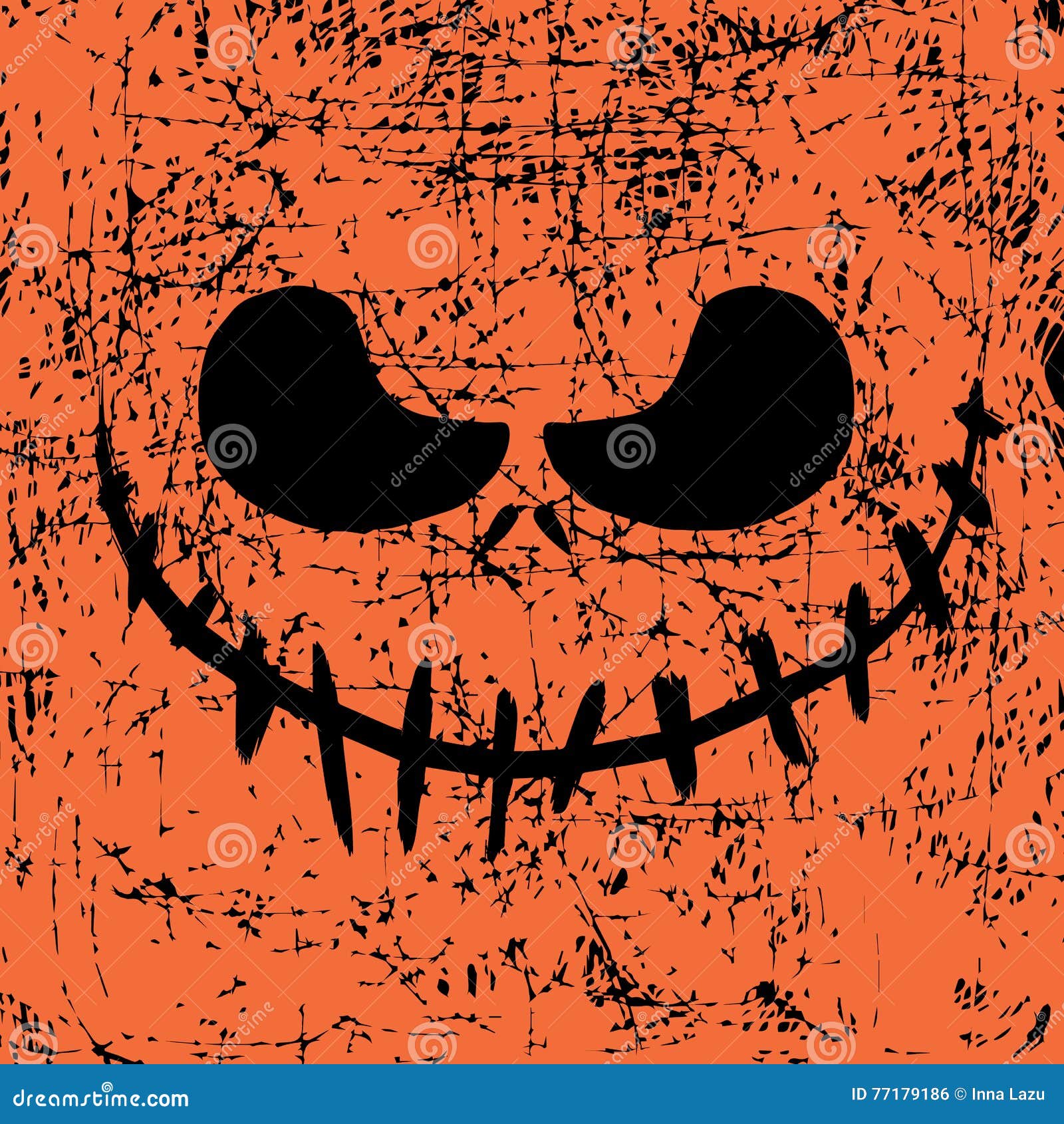 Halloween Mask Background. stock vector. Illustration of billboard ...