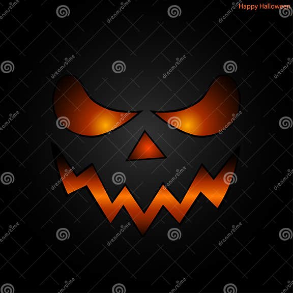 Halloween Mask Face Background Stock Illustration - Illustration of ...