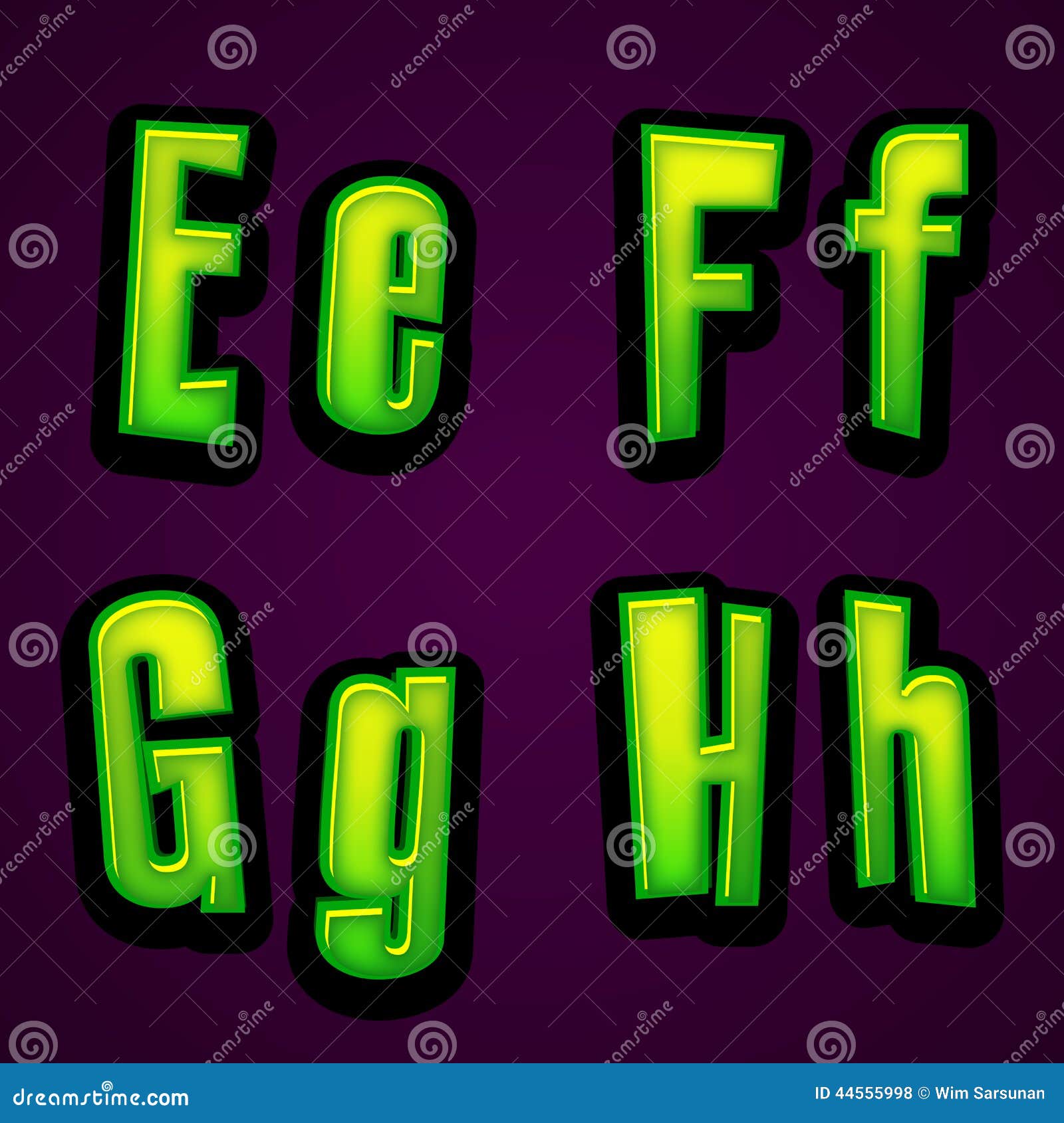 EFGH :Black Font Design Form Clay. Stock Photography | CartoonDealer ...