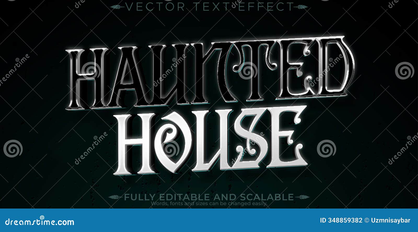 Halloween Monster Text Effect, Editable Horror and Scary Text Style ...