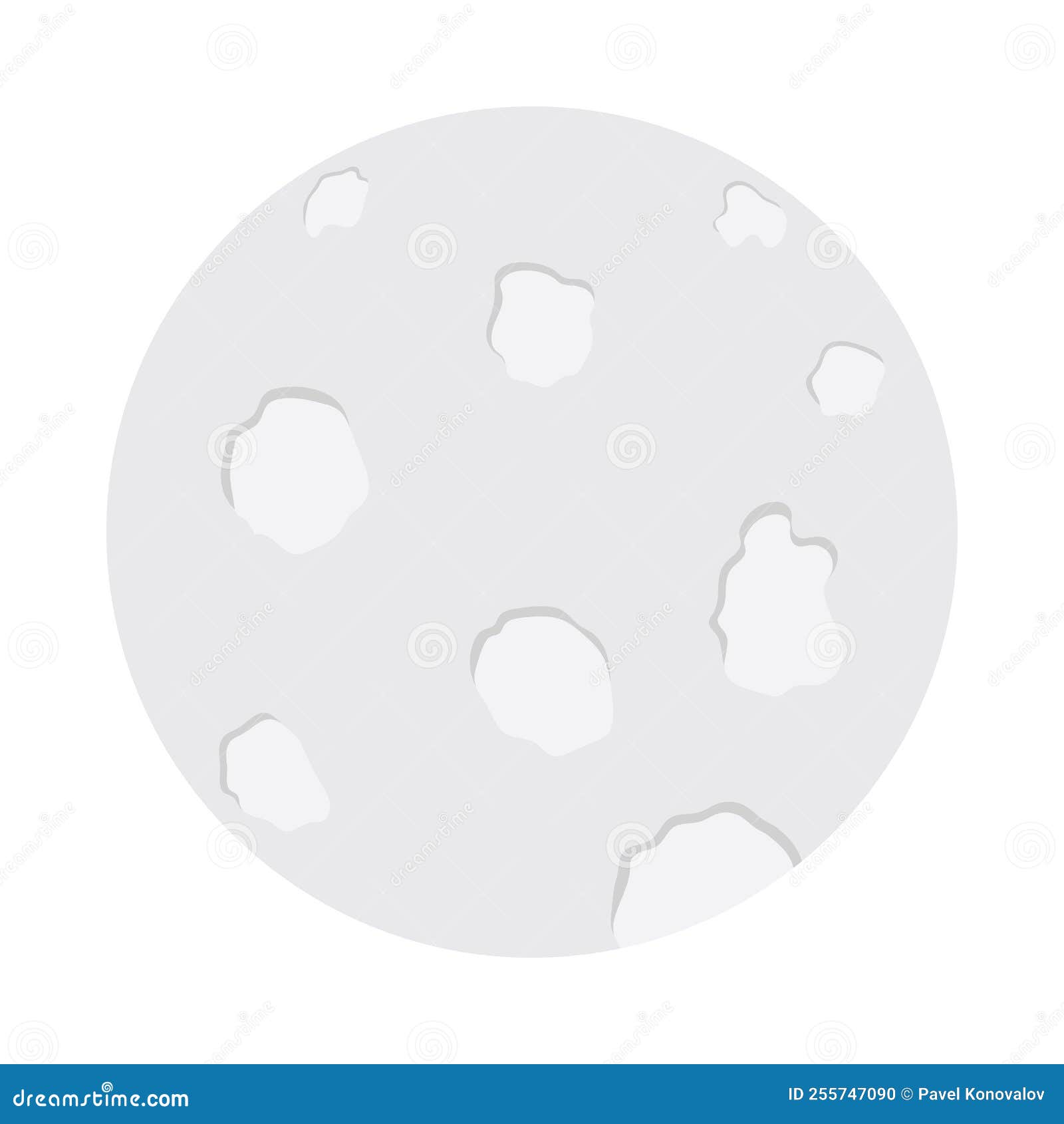 Halloween Moon Element stock vector. Illustration of cartoon - 255747090