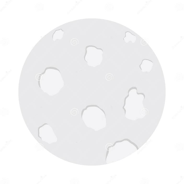 Halloween Moon Element stock vector. Illustration of cartoon - 255747090