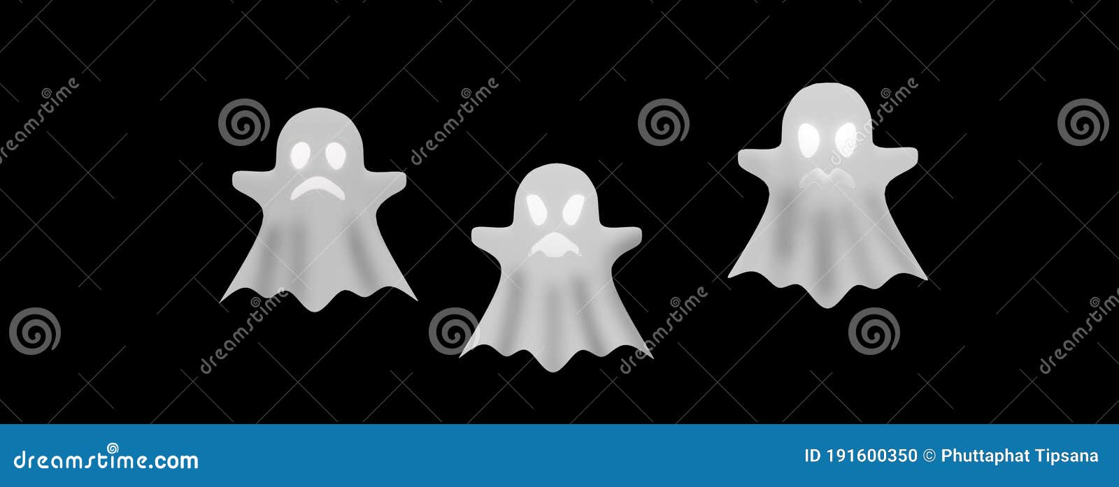 Halloween Night Horrifying,spooky Scary,tree Ghost Flying In Air ...