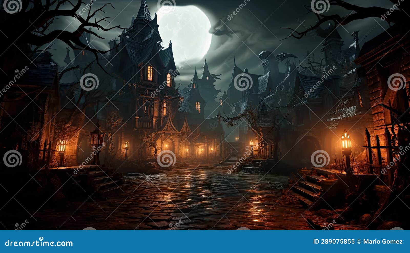 Sinister Specter Floating In Haunted Theater: Dark Cinematic Halloween ...