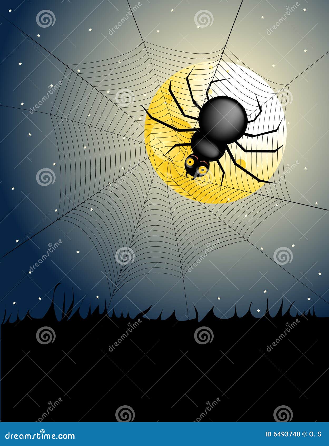 Night Spider Stock Illustrations – 32,345 Night Spider Stock ...