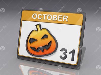 Halloween October 31 stock illustration. Illustration of orange - 26948833