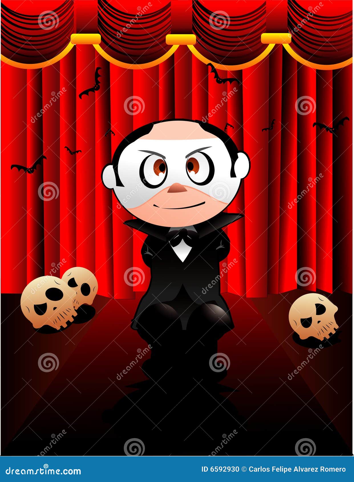 Phantom Vector Illustration | CartoonDealer.com #9416646