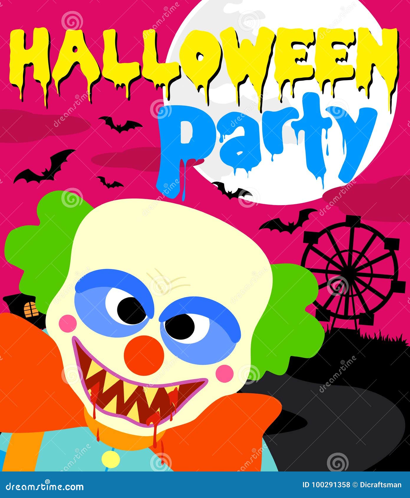 Scary Clown Goodnight Meme