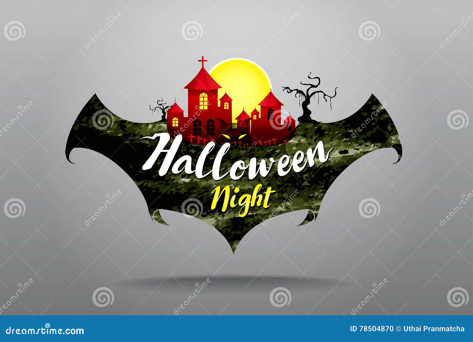 Halloween Party Logo and Symbol Design Stock Vector - Illustration of ...