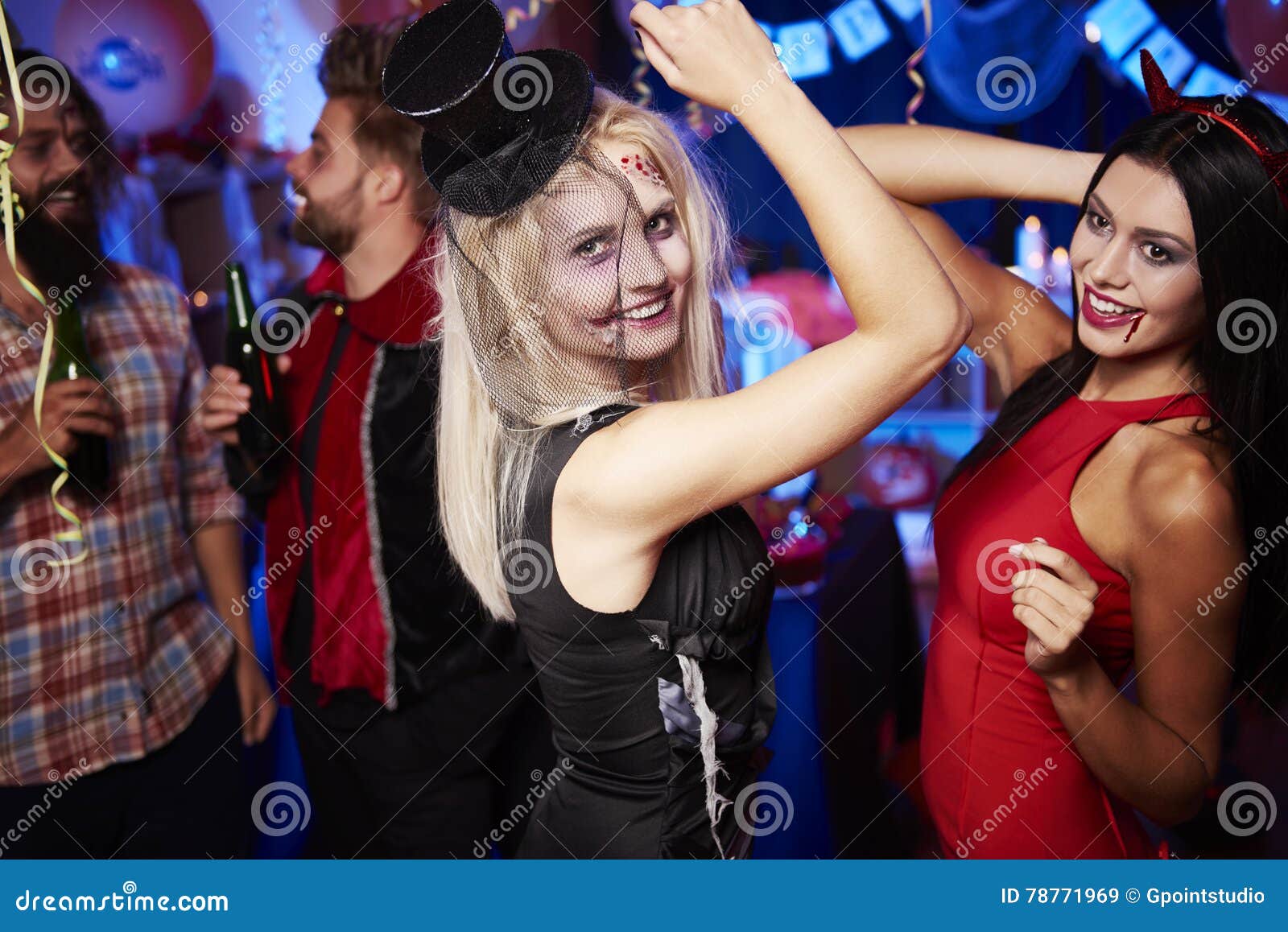 Halloween party stock image. Image of october, dancing - 78771969