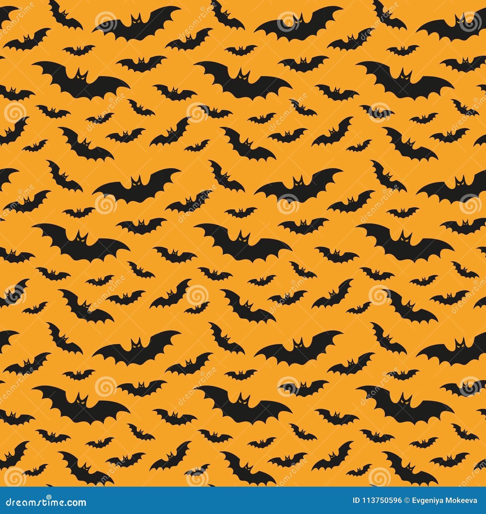 Halloween Pattern. Pumpkin Bat Witch Broomstick And Hat. Party Elements ...